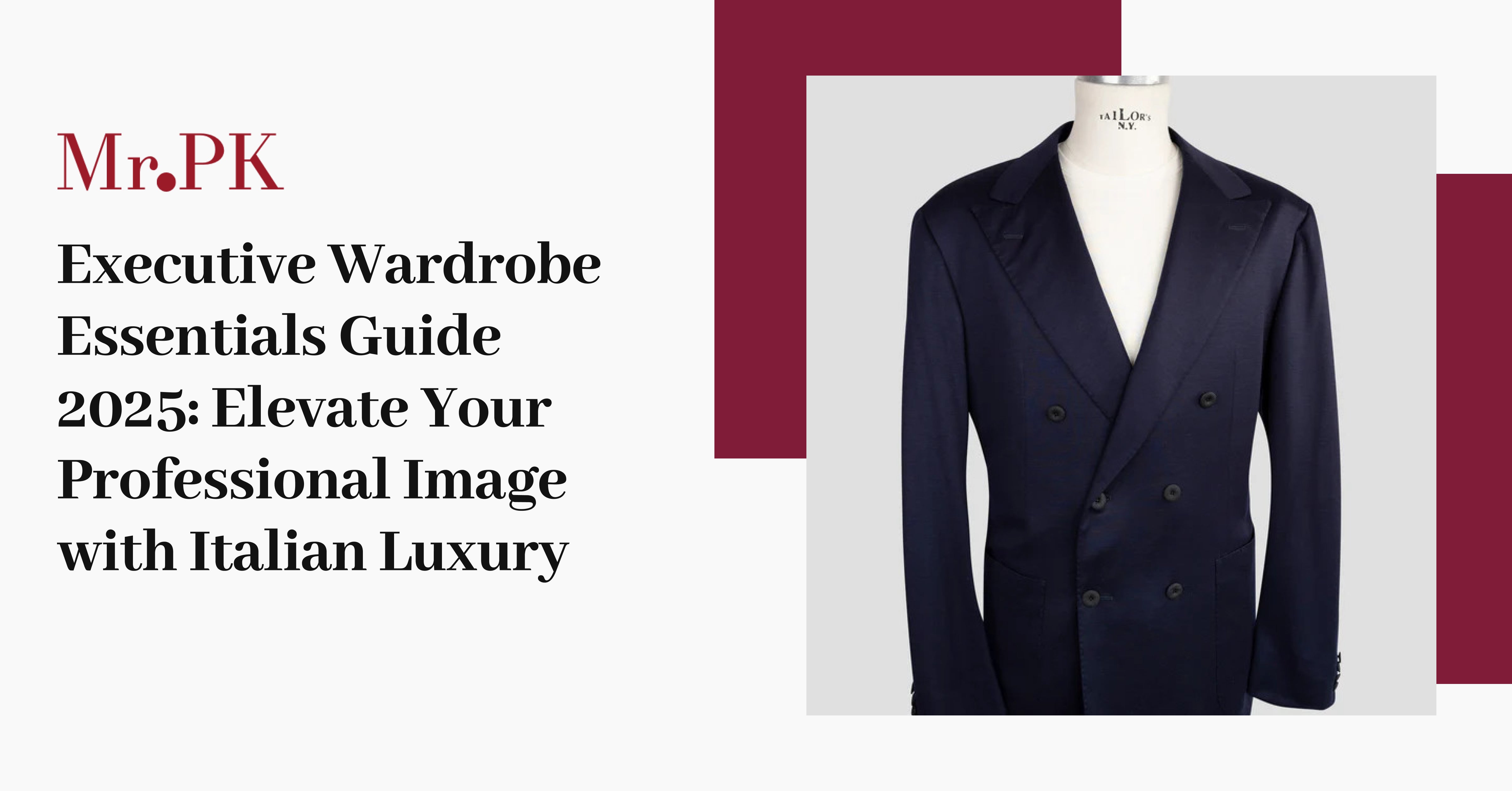 Executive Wardrobe Essentials Guide 2025: Elevate Your Professional Im ...